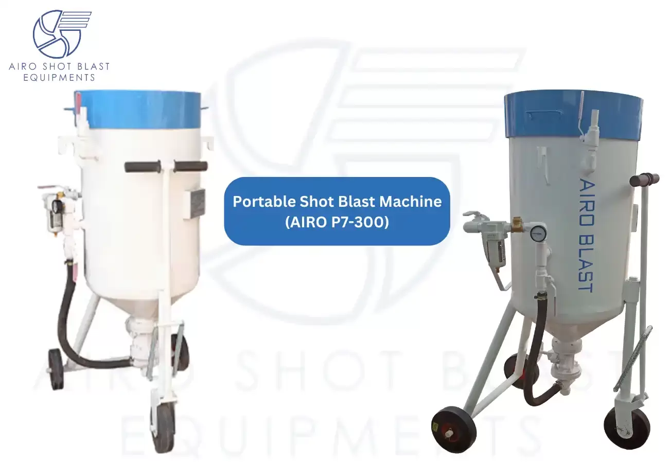 Portable shot blast machine P7 300 | Portable shot blasting machine
